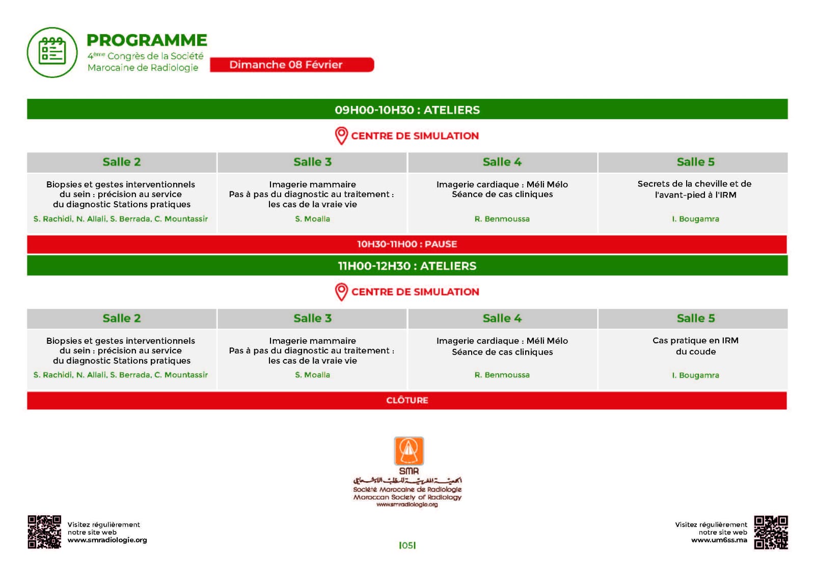 Société Marocaine de Radiologie - 4ÈME CONGRÈS NATIONAL DE RADIOLOGIE ...